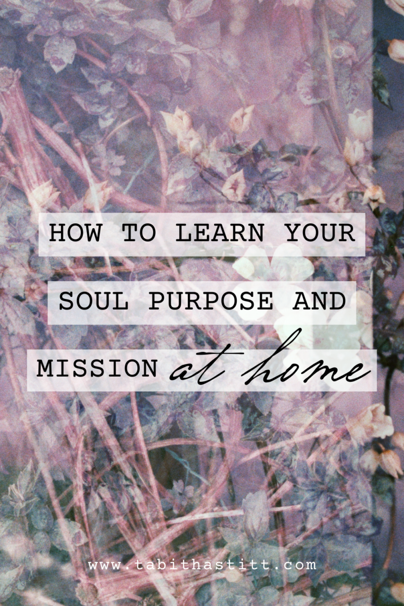 How to Learn Your Soul Purpose and Mission at Home